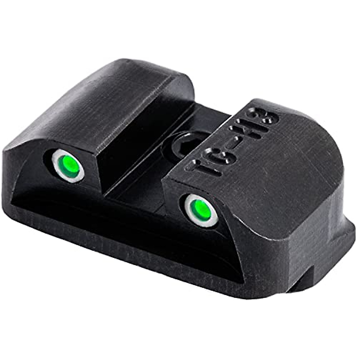 TruGlo Tritium Pro Glow in the Dark Compact Gun Hunting Glock Pistol Sight with Maximum Bright Sights for Glock Sidearm 17, 19, 22, 23, 24, 26, and 27