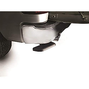 AMP Research 75302-01A BedStep Retractable Bumper Step for 2006-2014 Ford F-150 & Raptor (Excludes Flareside),Black,Large