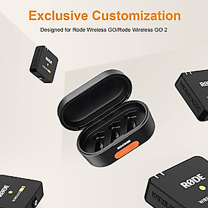 ZGCINE R30 Wireless Charging Case for Rode Microphones Wireless GO 2 / Rode Microphones Wireless GO/Rode Wireless ME