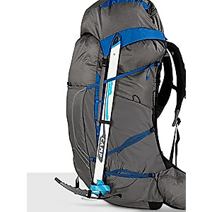 Osprey Exos Pro 55L Men's Backpacking Backpack, Dale Grey/Agam Blue, S/M