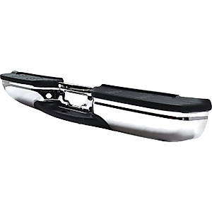 Evan Fischer Step Bumper Compatible with 1999-2007 Ford F-250 Super Duty & 1999-2007 Ford F-350 Super Duty Chrome Steel