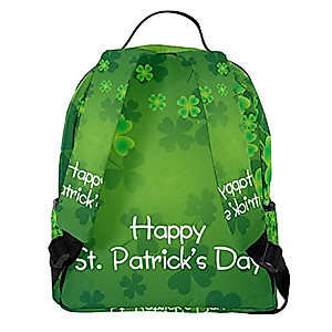 VBFOFBV Travel Backpack, Laptop Backpack for Women Men, Fashion Backpack, Green Happy St. Patrick'S Day