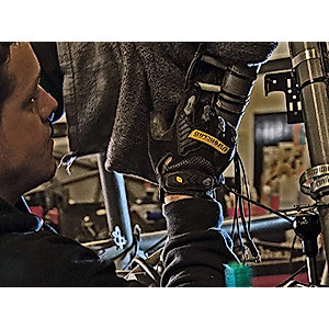 Ironclad Command Impact Work Gloves; Touch Screen Gloves Conductive Palm and Fingers, Impact Protection, Machine Washable, Sized S, M, L, XL, XXL (1 Pair) (Large, Black)