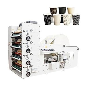High Speed Automatic Multifunction Paper Roll Flexo Printing Machine for Paper Cup