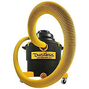 Dustless Technologies D1606 True HEPA Shop Vac-Wet and Dry Vacuum. Commercial, Contractor, Professional, Home use. Dustless Vacuum