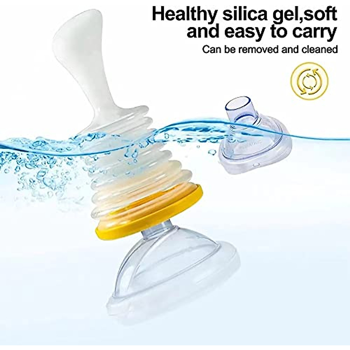 Choking Emergency Device, Missfeel Portable Choking Rescue Device, First Aid Kit with Masks for Adults and Kids, First aid Asphyxia Equipment