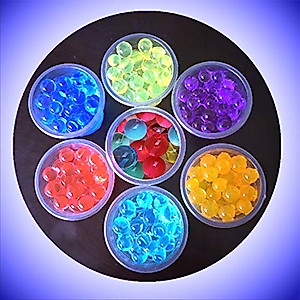 XINGLIAN 50 Pack 4 Ounce Clear Slime Foam Ball Storage Containers with Lids for DIY Craft Making