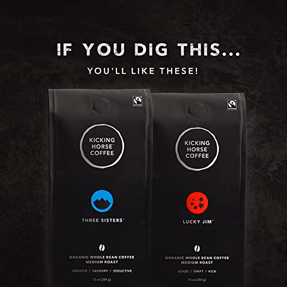 Kicking Horse Coffee, Smart Ass, Medium Roast, Whole Bean, 10 oz