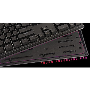 i-rocks K71M RGB Mechanical Gaming Keyboard with Media Control Knob, Gateron Switches (Brown), 107 Keys w/Full NKRO, PBT Keycaps, Multimedia Hotkeys, Detachable USB-C Cable and Onboard Storage, Black