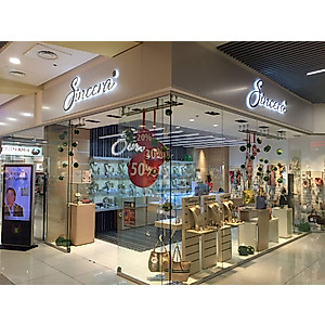 Sincera Fashion Stylish Women's and Girls Bracelet Stainless Steel Bangle with Cubic Zirconia best present