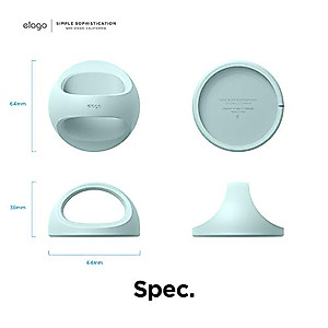 elago Grip Stand Compatible with MagSafe Charger, Phone Holder Compatible with iPhone 13/Pro/Pro Max/Mini and iPhone12, Nightstand Mode [MagSafe Charger Not Included] [Mint]