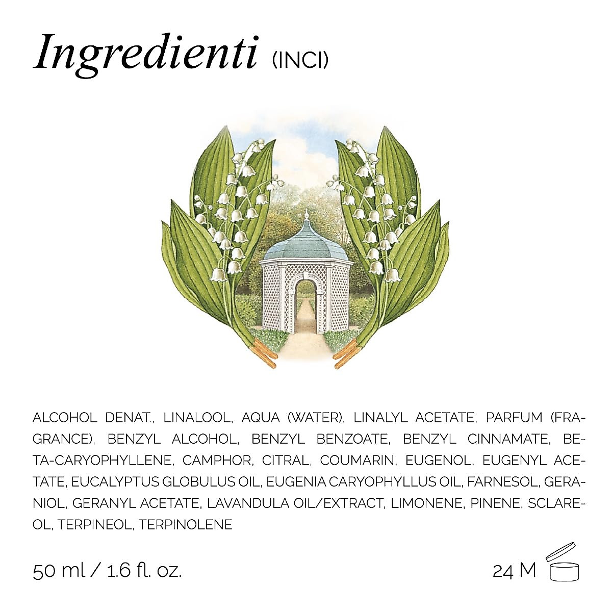 Mughetto (Lily of the Valley) Aqua di Profumo (Eau de Parfum) by L’Erbolario Lodi