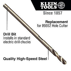 Klein Tools 89551 Hole Cutter Replacement Bit for Klein Tools Hole Cutter Cat. No. 89552 Cuts 2 to 12-Inch