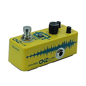 CNZ Audio Fuzz Guitar Effects Pedal, True Bypass