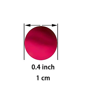 Burgundy Foil Metallic Round Table Confetti Circle Dot Mylar Table Scatter Confetti Wedding Bridal Shower Happy Birthday Bachelorette Valentines Mothers Day Graduation Party Confetti Decoration, 60g