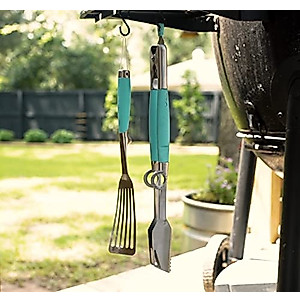 Toadfish Ultimate Grill Tongs, 17-Inch Long Kitchen Tongs, Full Stainless Steel for Cooking, Grilling, BBQ