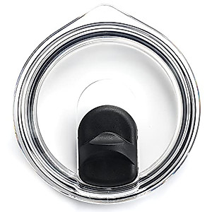 Magnetic Spill Proof Slider Lid, ALIENSX Replacement Tumbler Lids for Yeti Rambler, Ozark Trail, Old Style Rtic Coffee Tumbler (30 oz - 1 Pack)