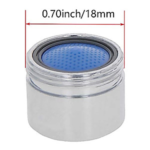 Juvielich 18mm Faucet Aerators Faucet Flow Restrictor Replacement Parts Insert Sink Aerator for Bathroom or Kitchen 3PCS