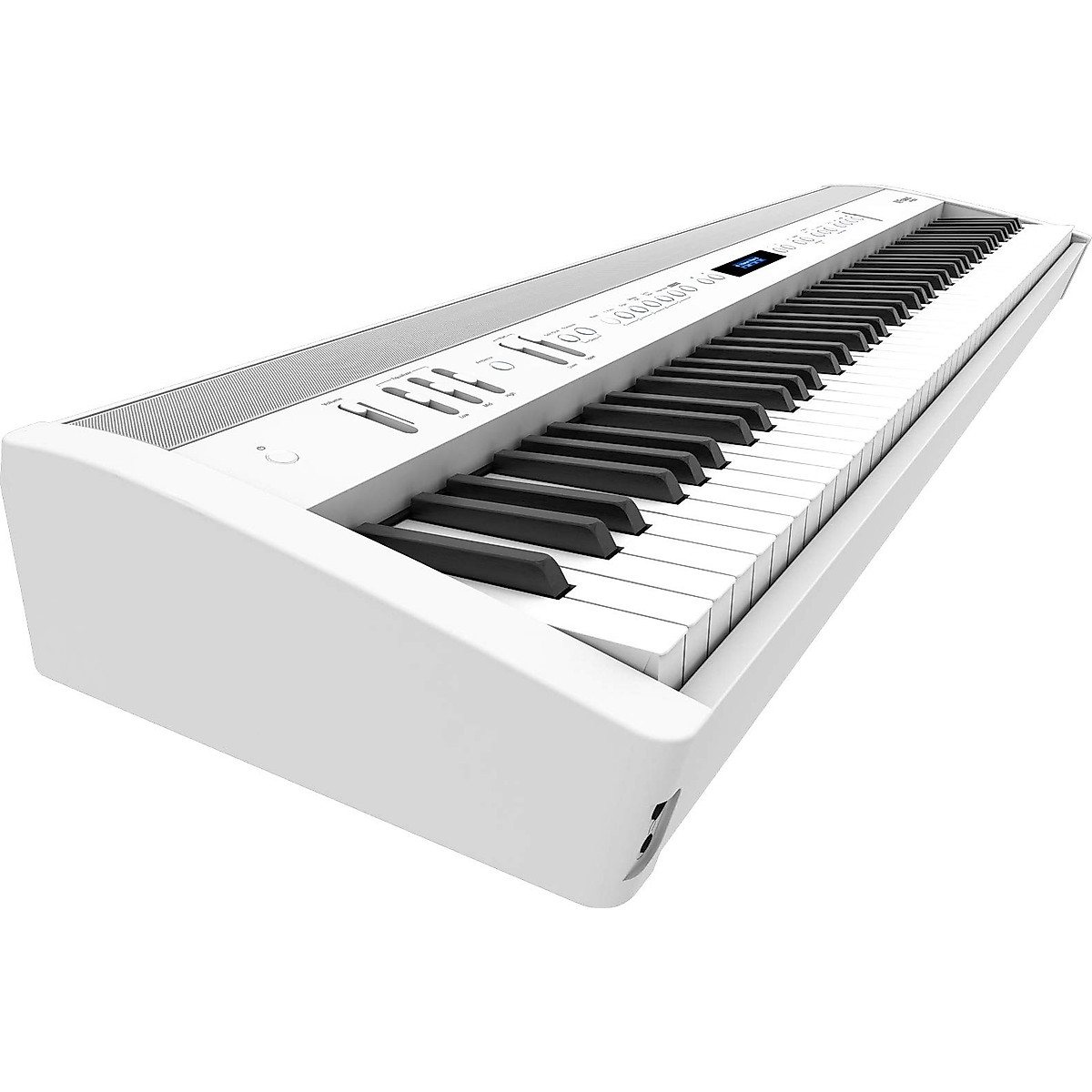 Roland FP-60X 88-Key Digital Piano - White Bundle with Adjustable Stand, Bench, Deluxe Sustain Pedal, Instructional DVD, Online Piano Lessons, and Austin Bazaar Polishing Cloth - White