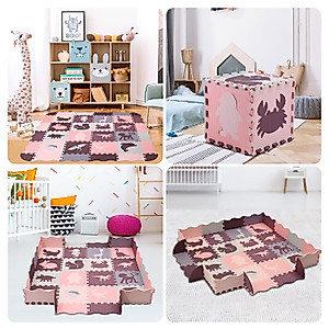 56" X 56" Baby Play Mats Floor Mat Foam Puzzle Playmat for Toddler and Kids