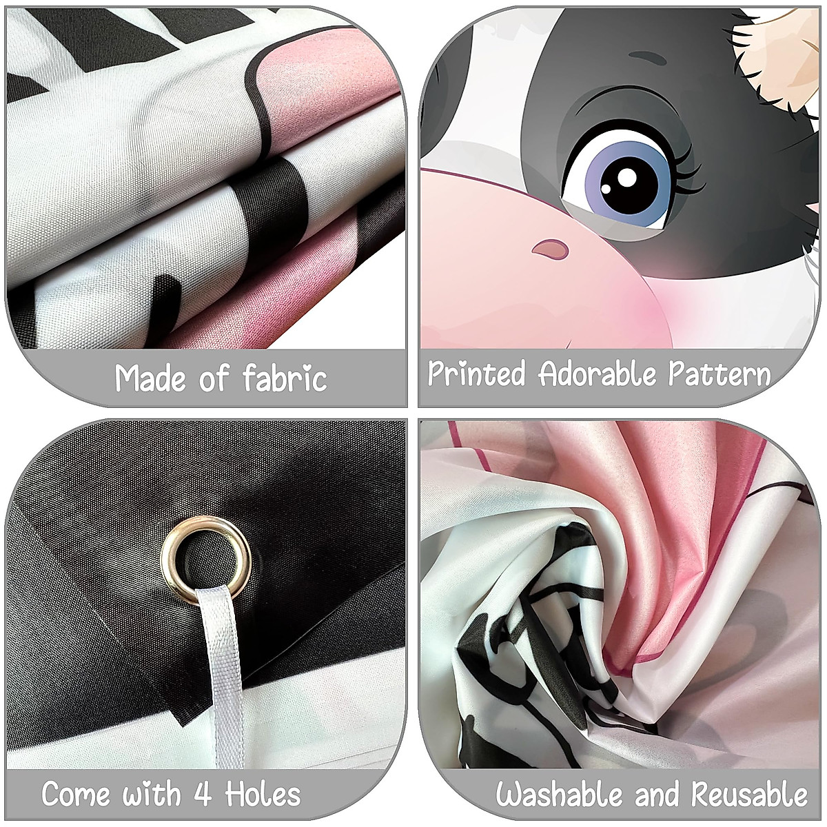 Cow Birthday Party Decoration Holy Cow Backdrop Decorations Cow Birthday Party Supplies Cow Themed Birthday Party Backdrop Decorations for Farm Animals Theme Party Baby Shower Supplies