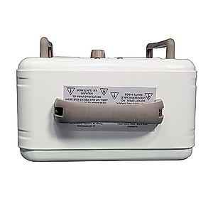 Comfort Glow EUH341 Milkhouse Style Electric Heater 5,200 Btu, White, Length: 7in, Width: 10.25in, Height: 15.5in