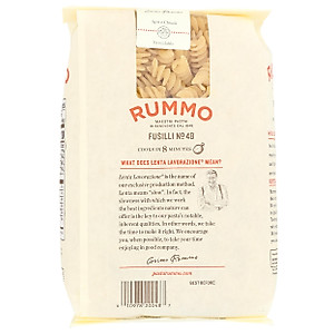 Rummo Italian Pasta Fusili No.48, Always Al Dente (16 Ounce Package)