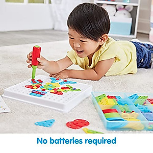 Kidoozie Create & Construct Building Kit, S.T.E.A.M Mosaic Art Activity for Children Ages 3+