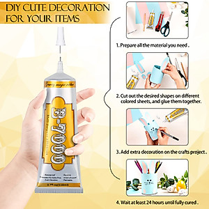 B7000 Rhinestone Glue Clear, B-7000 Glue 3.7 fl oz Upgrade Multi-Function Adhesive Super Glue with Cap & Precision Tip for Jewelry Repair, Small Hobby Models, Metal Stone Crafts, Fabric, Shoes(110ML)