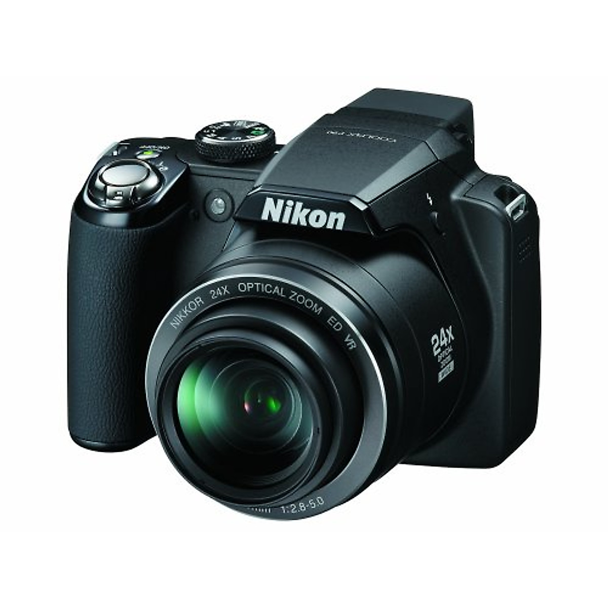 Nikon Coolpix P90 12.1MP Digital Camera with 24x Wide Angle Optical Vibration Reduction (VR) Zoom and 3 inch Tilt LCD