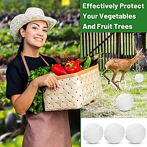 24 Pack Powerful Deer Repellent Balls, Natural Deer Deterrent and Rabbit Repellent Outdoor Keep Rabbits and Deer Away from Eating Plants, Lawns, Vegetables, Trees, Human & Pet Safe Deer Repellant