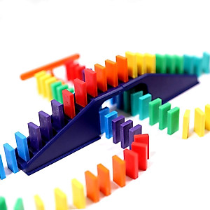 Bulk Dominoes Mini Domino Kit | Dominoes Set, STEM STEAM Small Toys, Family Games for Kids, Kids Toys and Games, Building, Toppling, Chain Reaction Sets (Starter)