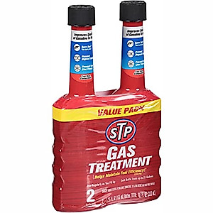 Gas Treatment, Bottled Fuel System Cleaner Improves Gas Quality, 5.25 Oz, 2 Count, STP