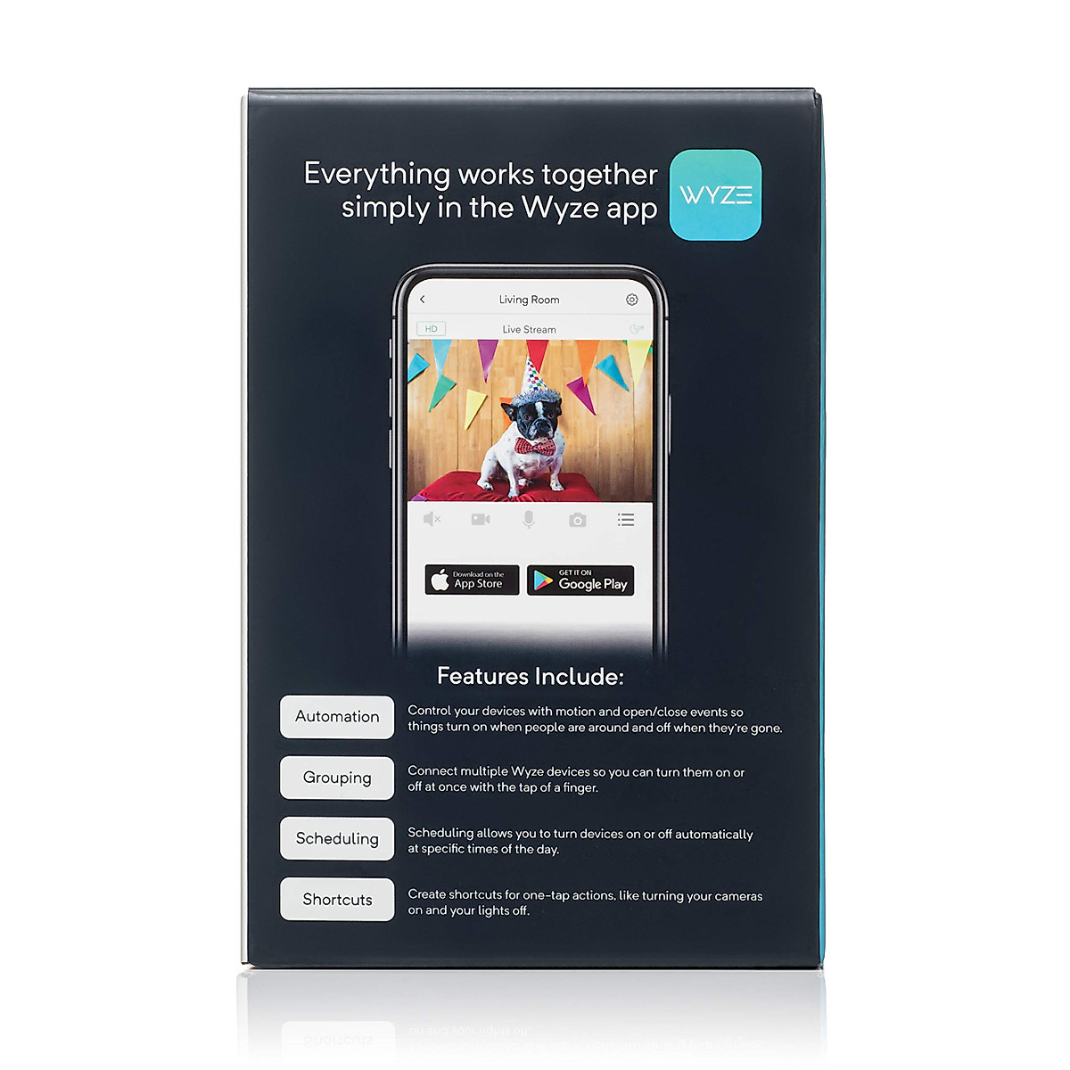 WYZE Cam 1080p HD Indoor Smart Home Camera with Night Vision, 2-Way Audio, Compatible with Alexa & the Google Assistant