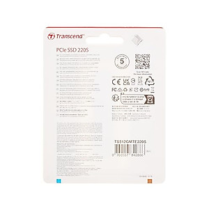 Transcend TS512GMTE220S 512GB M.2 NVMe PCIe Gen3x4 MTE220S Internal Solid State Drive