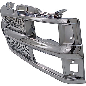 Evan Fischer Grille Assembly Compatible with 1994-1999 Chevrolet K1500, 1995-1999 Tahoe, 1994-1999 C1500 & 1994 Blazer