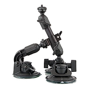 Delkin Devices Fat Gecko Triple Suction Camera Mount (DDMNT) , Black