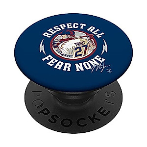 Mike Trout Respect All Fear None PopSockets PopGrip: Swappable Grip for Phones & Tablets