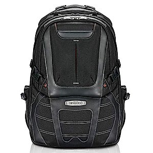 EVERKI Concept 2 Premium Business Professional 17.3-Inch Men Laptop Backpack, Ballistic Nylon and Leather, Travel Friendly (EKP133B)
