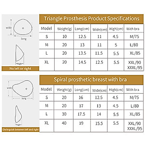 Cotton Breast Form Spiral Shape Post Mastectomy Breast A Pair of Light-weight Cotton Boobs