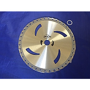 9 Inch 36 Teeth 9" x 36T Carbide Tip Brush Cutter, Trimmer, Weed Eater Blade with 1" or 20 mm Arbor Washer (1 Pack)