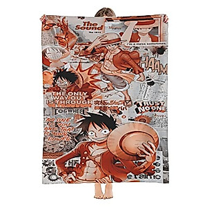 Japanese Anime Cartoon Blanket Cozy Blankets Ultra Soft Throw Blanket for Couch Bedding Living Room Gifts 50"x40"