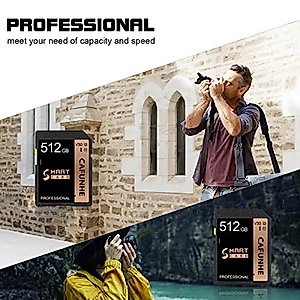 512GB SD Card Class 10 Memory Card High Speed for Digital Camera,Tablet and Drone Videographers,Vloggers SD Memory Cards