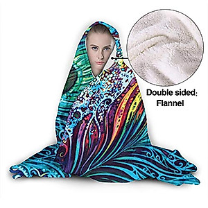 Dinosaur Whisperer Microfiber Flannel Blankets for Couch, Bed, Sofa Ultra Luxurious Warm and Cozy for All Seasons (Sacred Bird Peacock Feather, Small (50 in x 40 in))