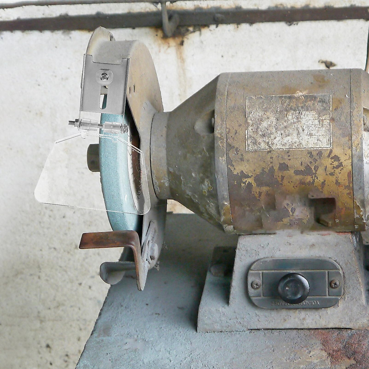 for Bench Grinder, 2Pcs Bench Grinder Guards, Safety , Stainless Steel Case Tool, Shield Attachment Accessories Grinder Eyeshield Replacement Kit for Most Bench Grinders