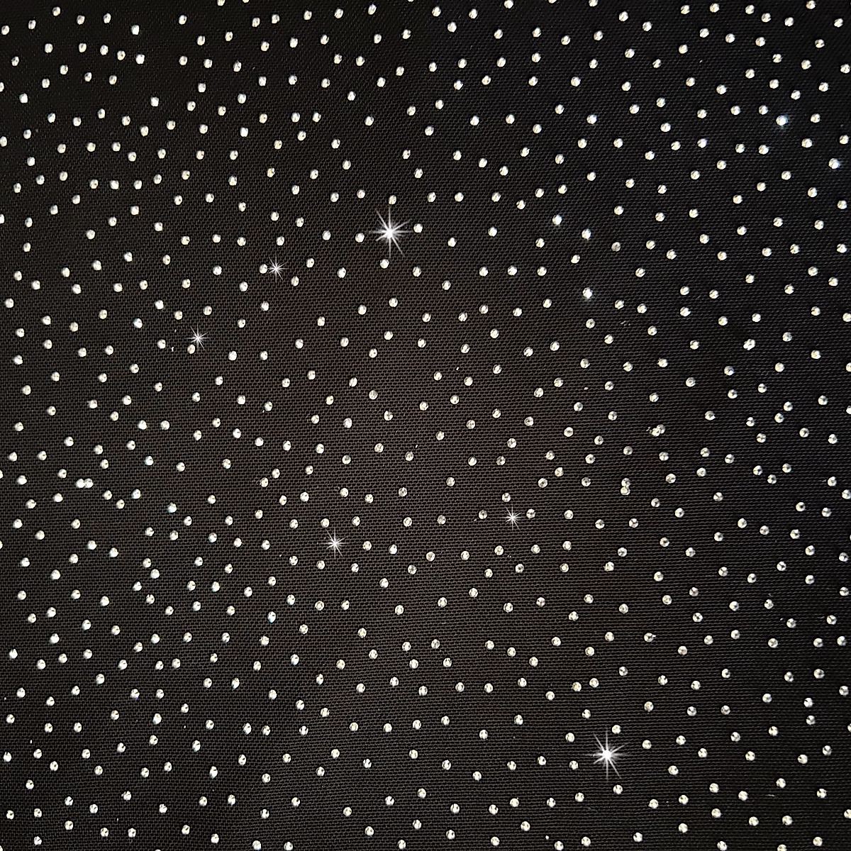59x35 Inch Shiny Rhinestone Tulle Fabric One Yard Rhinestone Fabric Stretch Rhinestone Mesh Fabric for Background DIY Women's Sexy Costumes Weddings and Events,Can Cut and Patch (Black, 1 Yard)