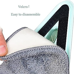 Multi-purpose 360° Rotatable Adjustable Cleaning Mop, Long Handle 25 Cm Microfiber Dust-Mop for Wall, Tile, Laminate and Baseboard Cleaner, Home Accessories Gifts for Mom