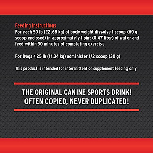 Annamaet Glycocharge – Post-Exercise Supplement for Canine Athletes and Working Dogs – with Maltodextrins to Help Replenish Muscle Glycogen for Faster Recovery - 300 g