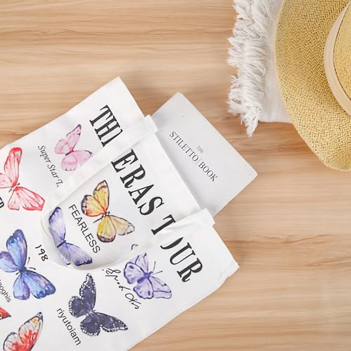 Feiqylly Canvas Tote Bag Inspired Bags Reusable Casual Bag for Work, Shopping,Vacation, Grocery bag for women