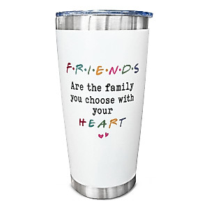 SOL VIBES Friendship Gifts for Women Friends, 20 oz Stainless Steel Tumbler, Birthday, Christmas, Friendship Day Gifts for Friend, Bestie, BFF, Coworker, Woman, Female